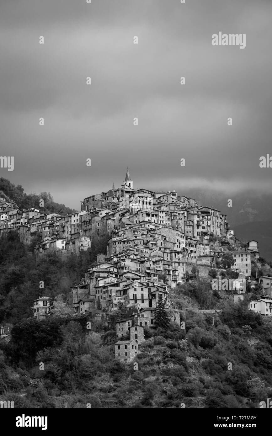 Apricale ancient village in Liguria region of Italy Stock Photo - Alamy