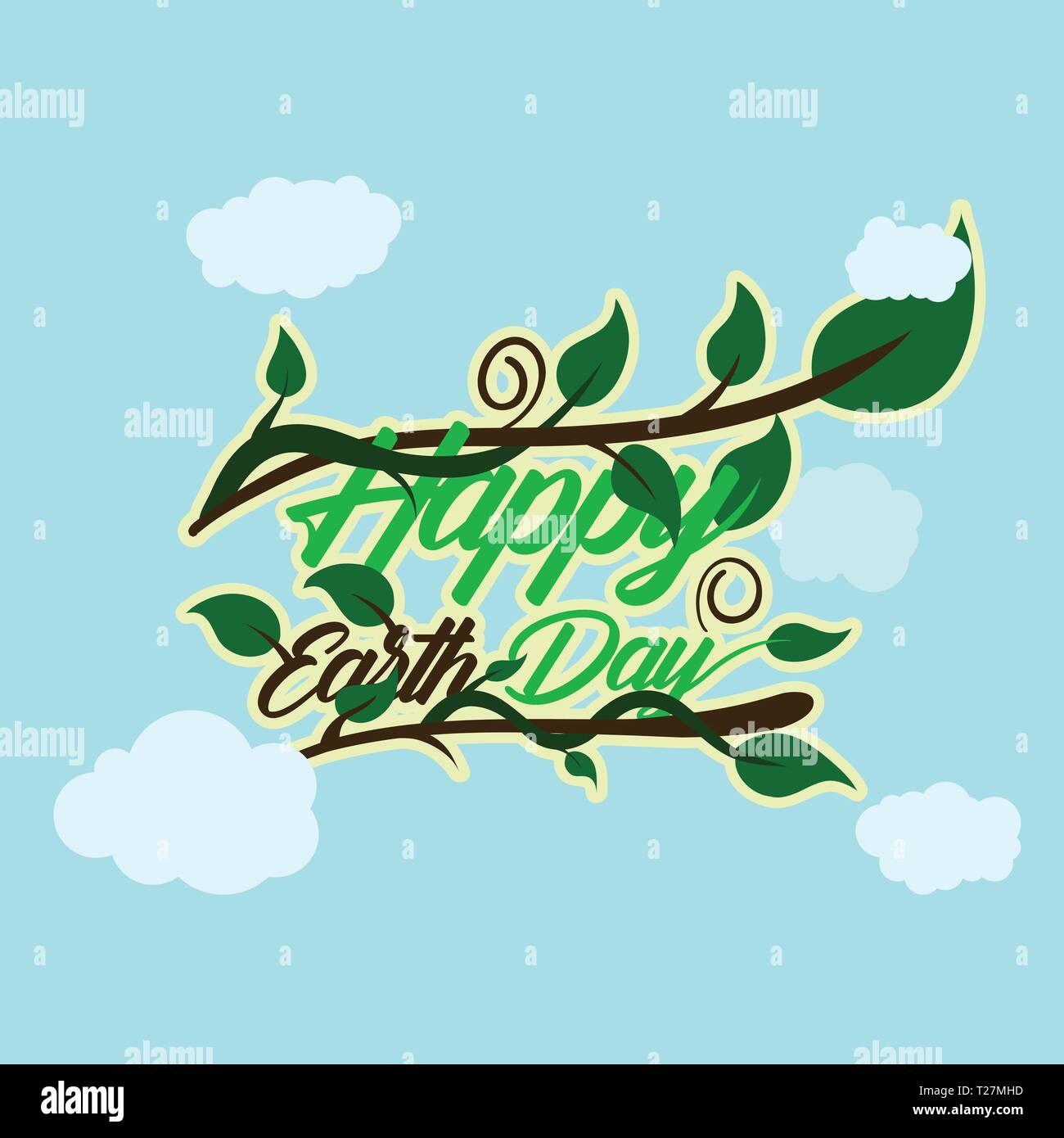 Plant background tendrils Stock Vector Images - Alamy