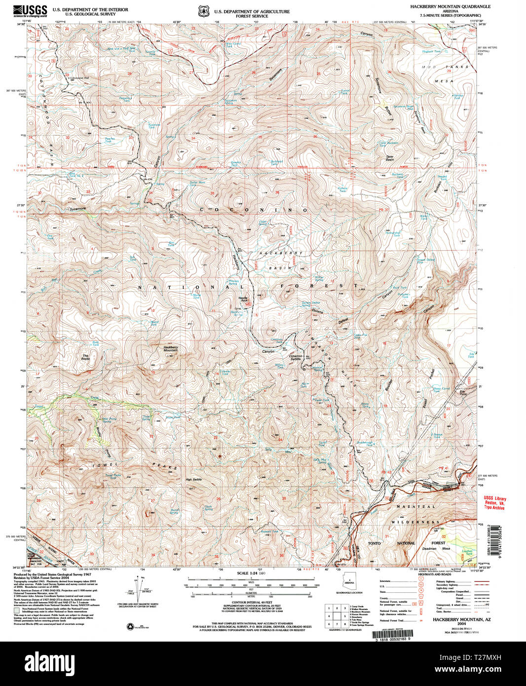 Map of hackberry hi-res stock photography and images - Alamy