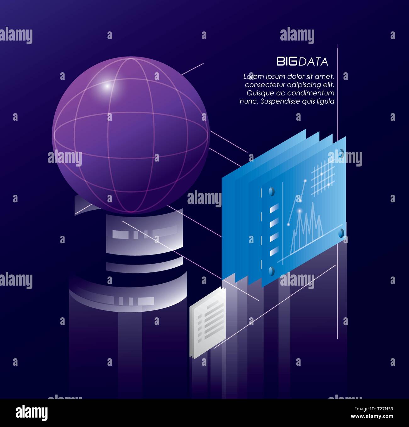 data center network icons center icons vector illustration design Stock ...