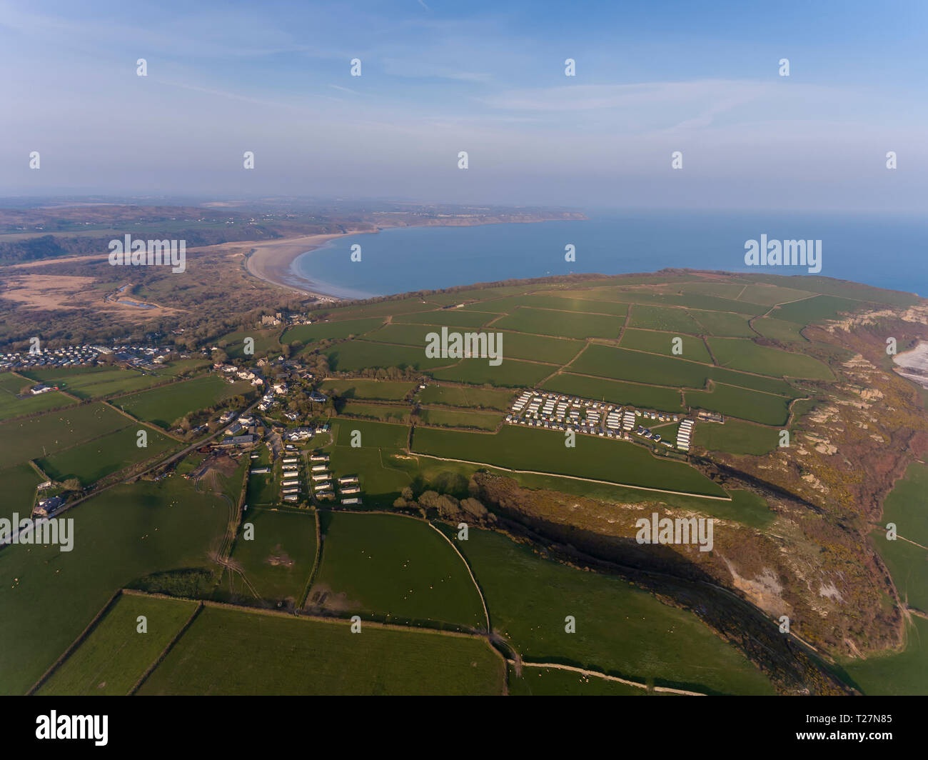 Slade beach gower peninsula hi-res stock photography and images - Alamy