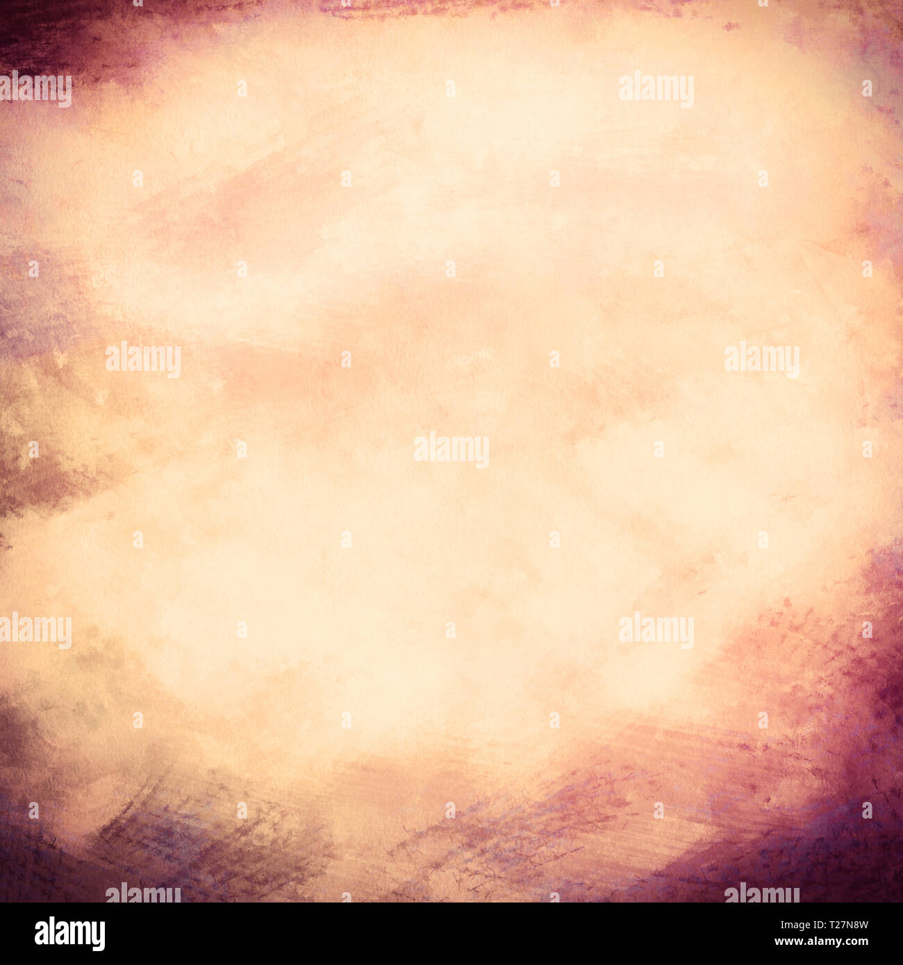 Abstract drawn background vignette, cream. A vintage background for ...