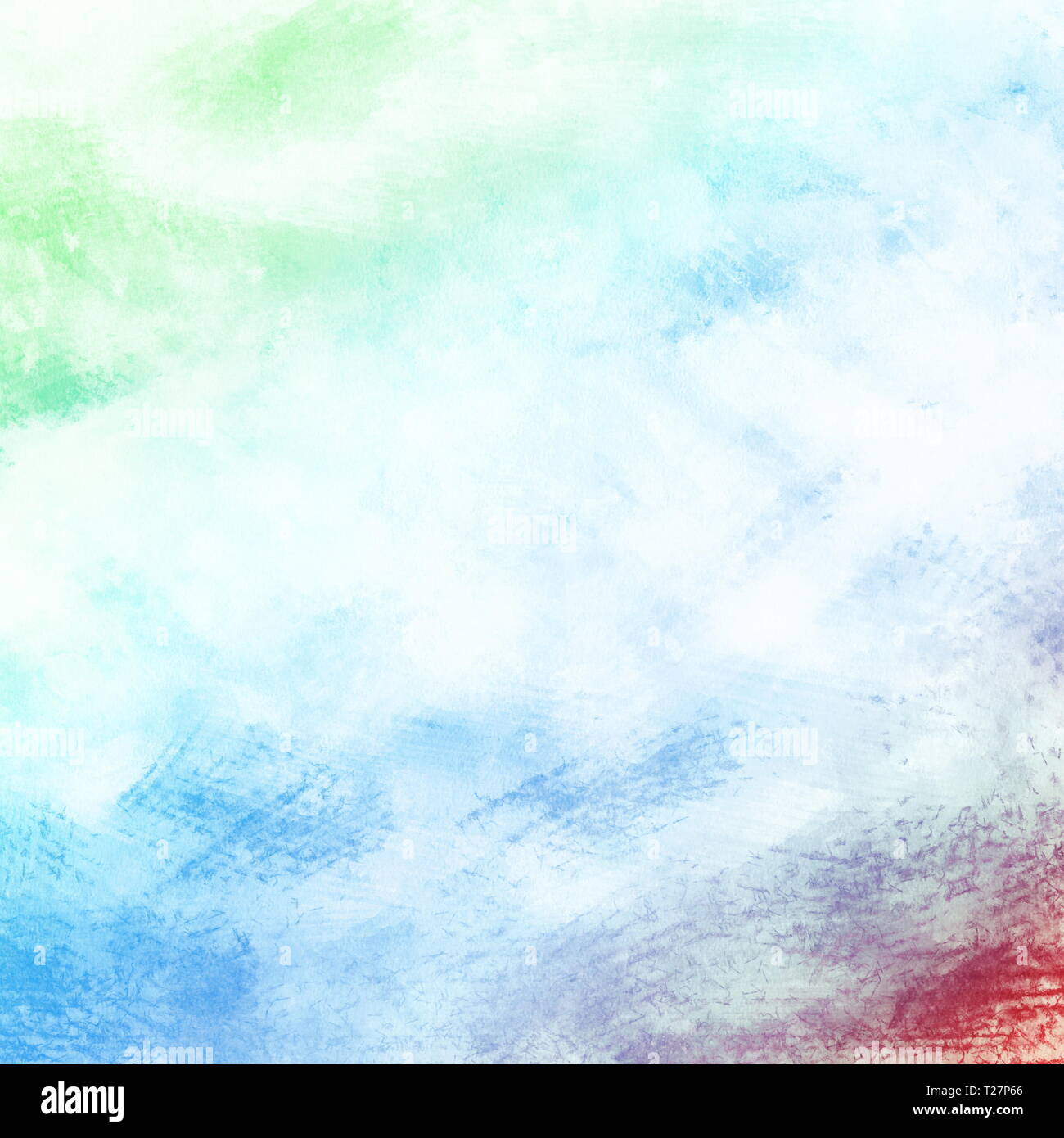 The drawn background, multikolor, azure-green. A light abstract ...