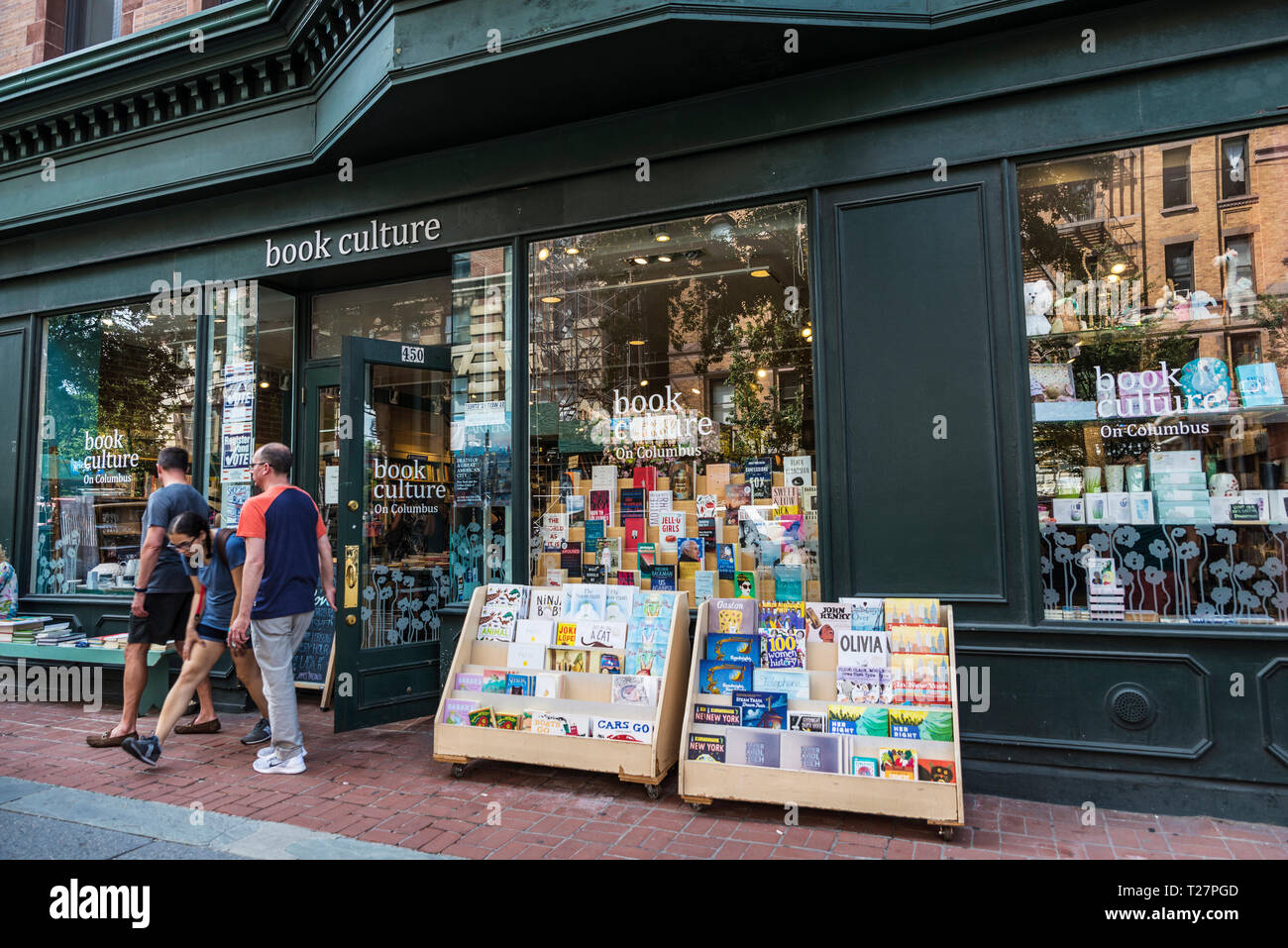 New York City, USA - July 29, 2018: Book Culture on Columbus store with ...