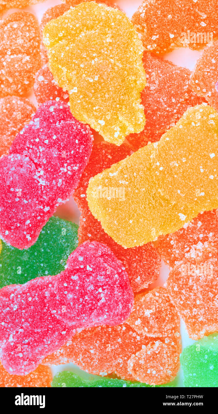 Multicolor Fruit Jelly Stock Photo - Alamy