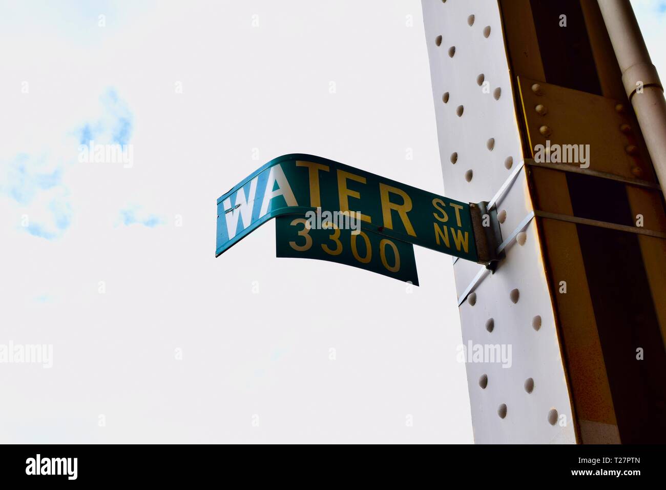 Georgetown washington dc sign hi-res stock photography and images - Alamy