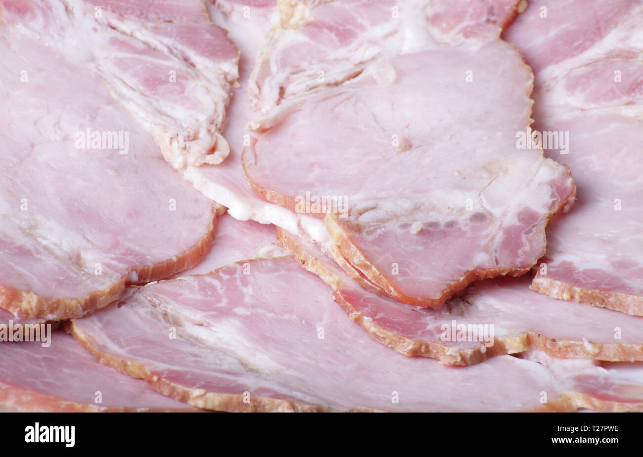 ham meat as food background Stock Photo - Alamy