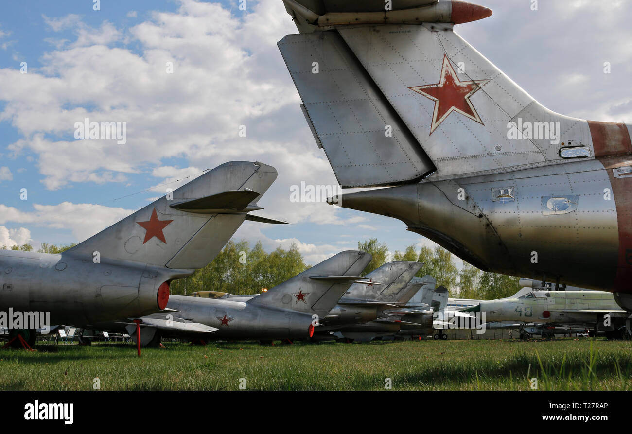 Central Air Force Museum, Monino, Moscow, Russia Stock Photo - Alamy
