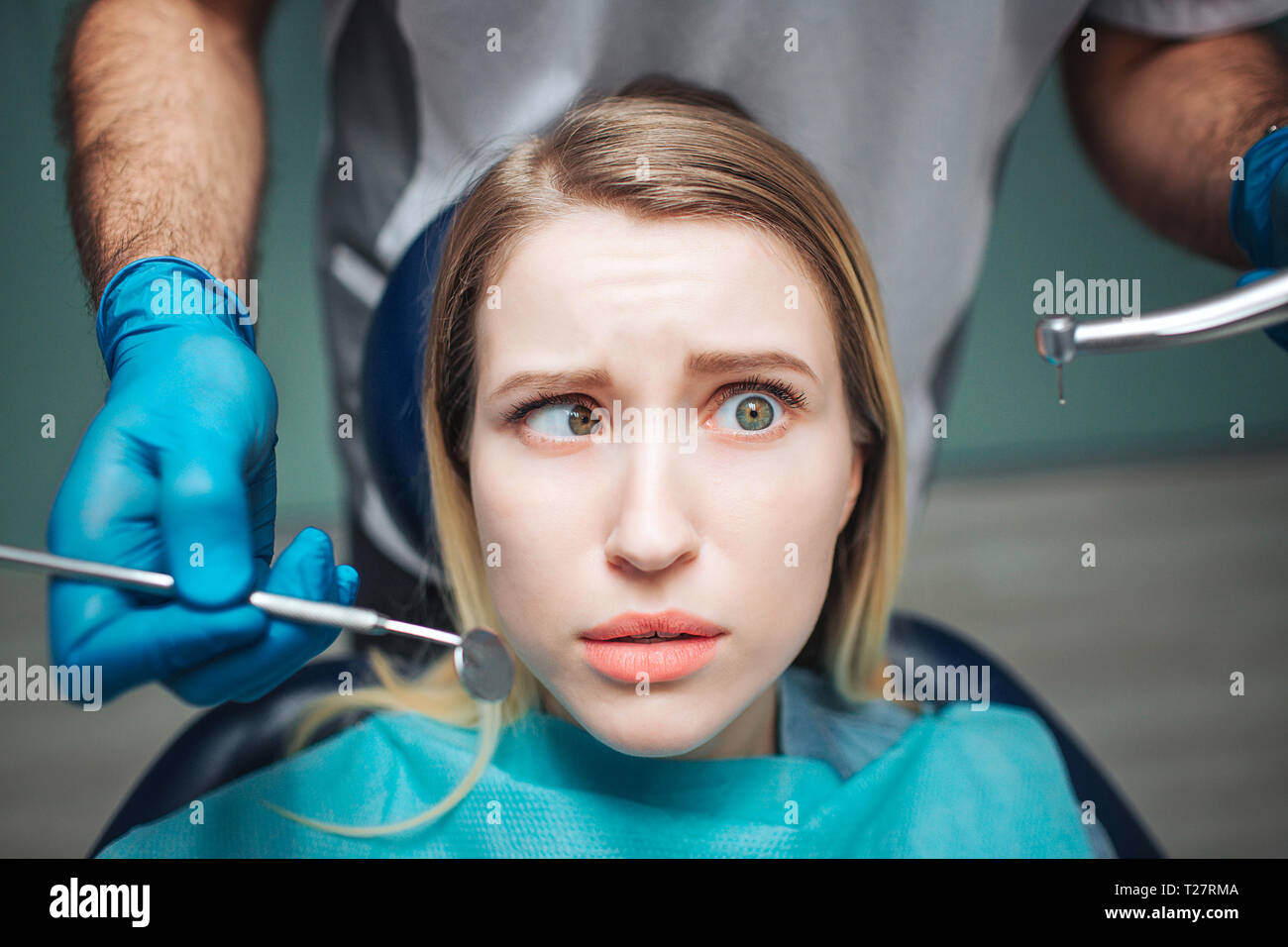Woman confused she tools hi-res stock photography and images - Alamy