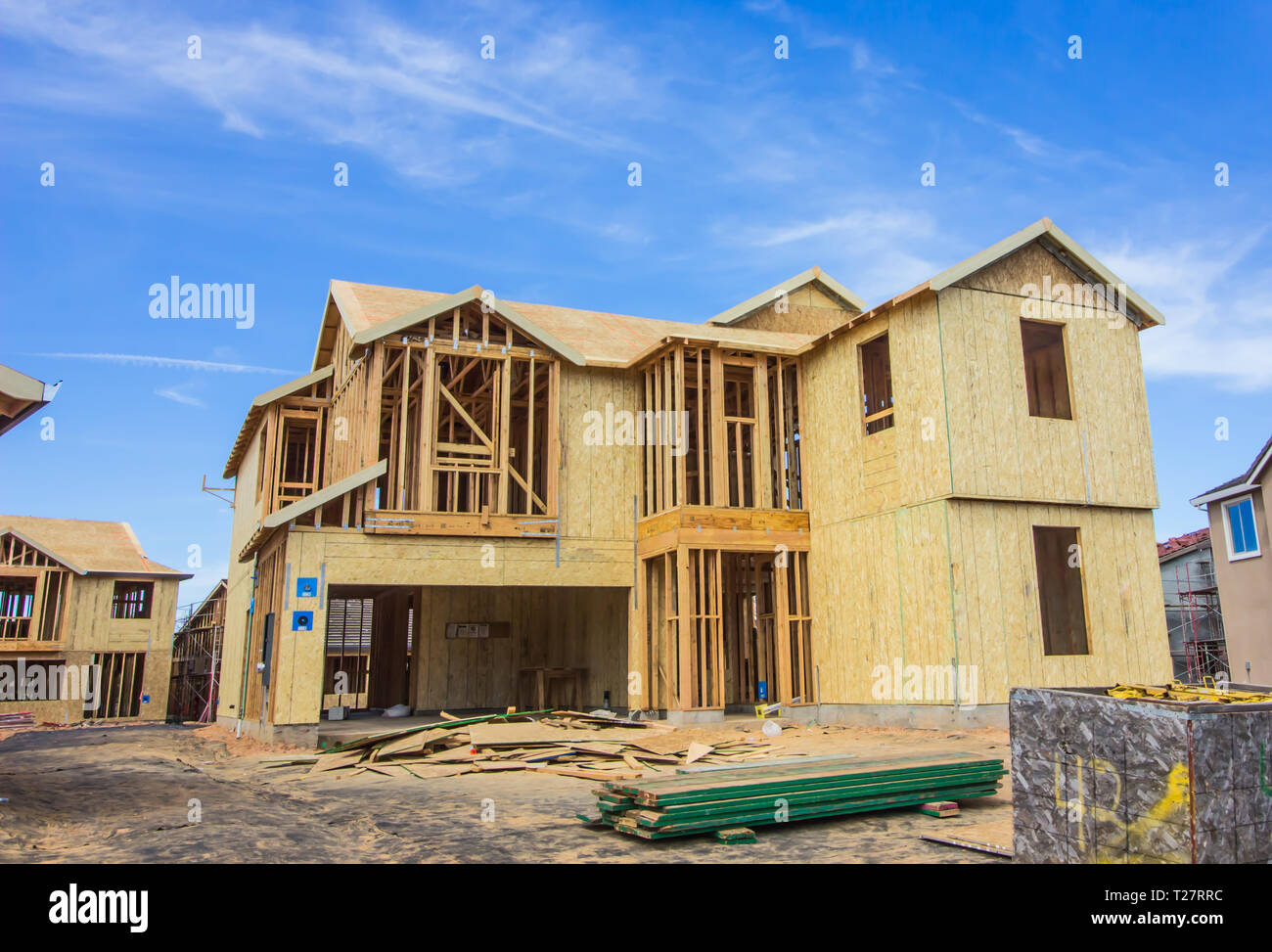 Two Story Home Garage High Resolution Stock Photography and Images - Alamy