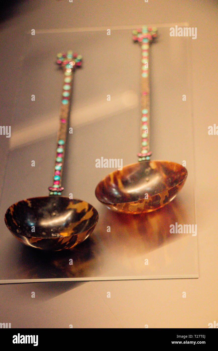 Decorative table spoon from the Ottoman palace kitchen Stock Photo - Alamy