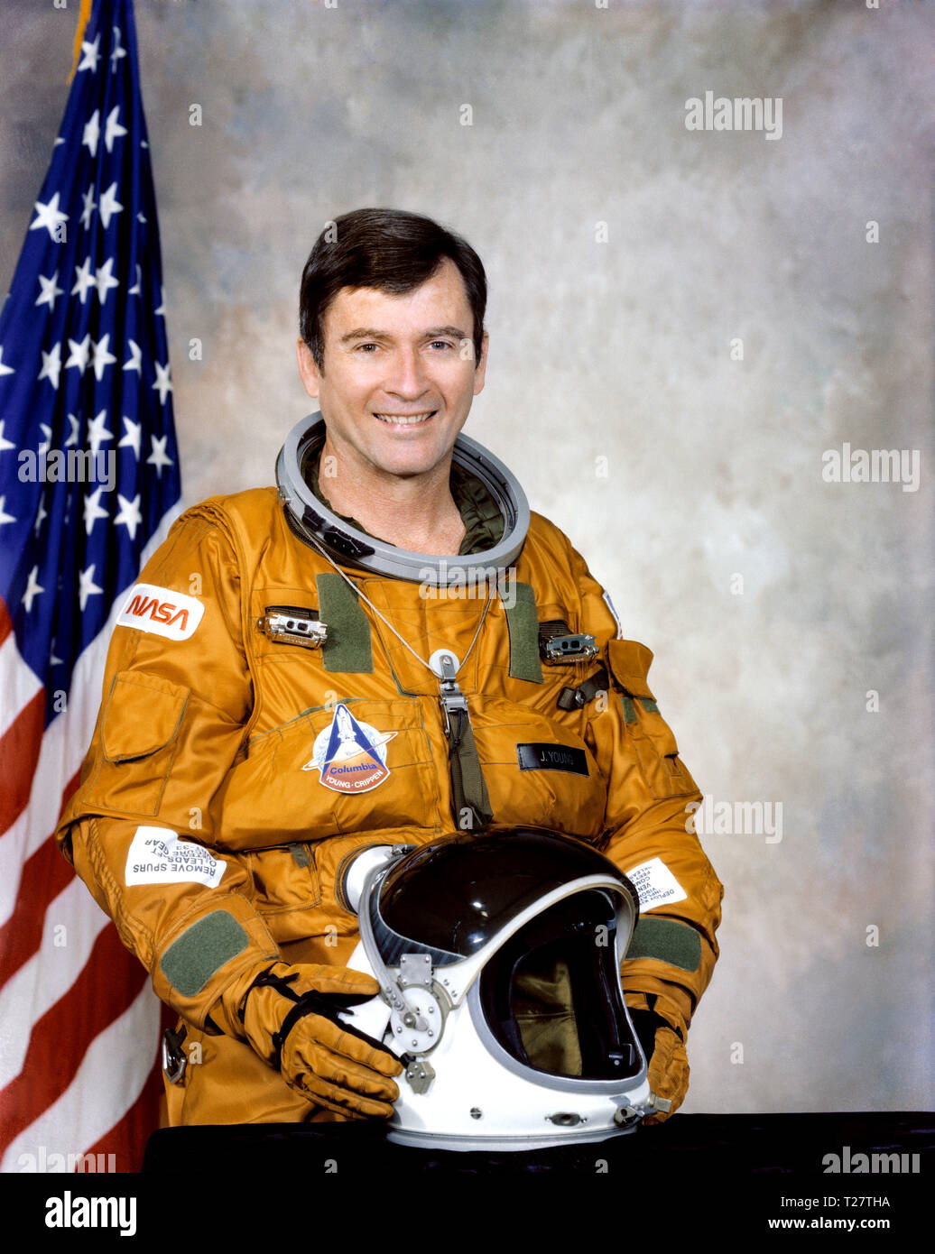 (29 April 1979) - Astronaut John W. Young, STS-1 Commander Stock Photo ...