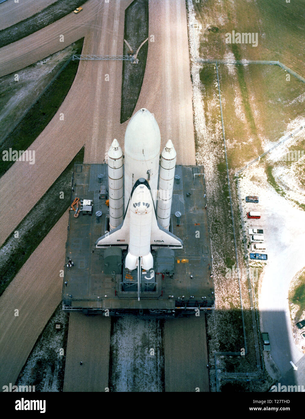 (23 July 1979) --- The space shuttle orbiter 101 Enterprise is seen in ...