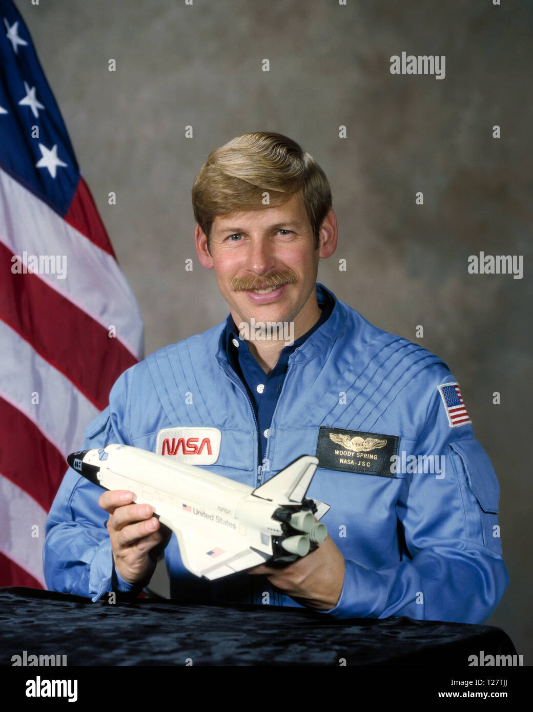 (Jan 1981) --- Astronaut Sherwood C. Spring, pilot Stock Photo - Alamy