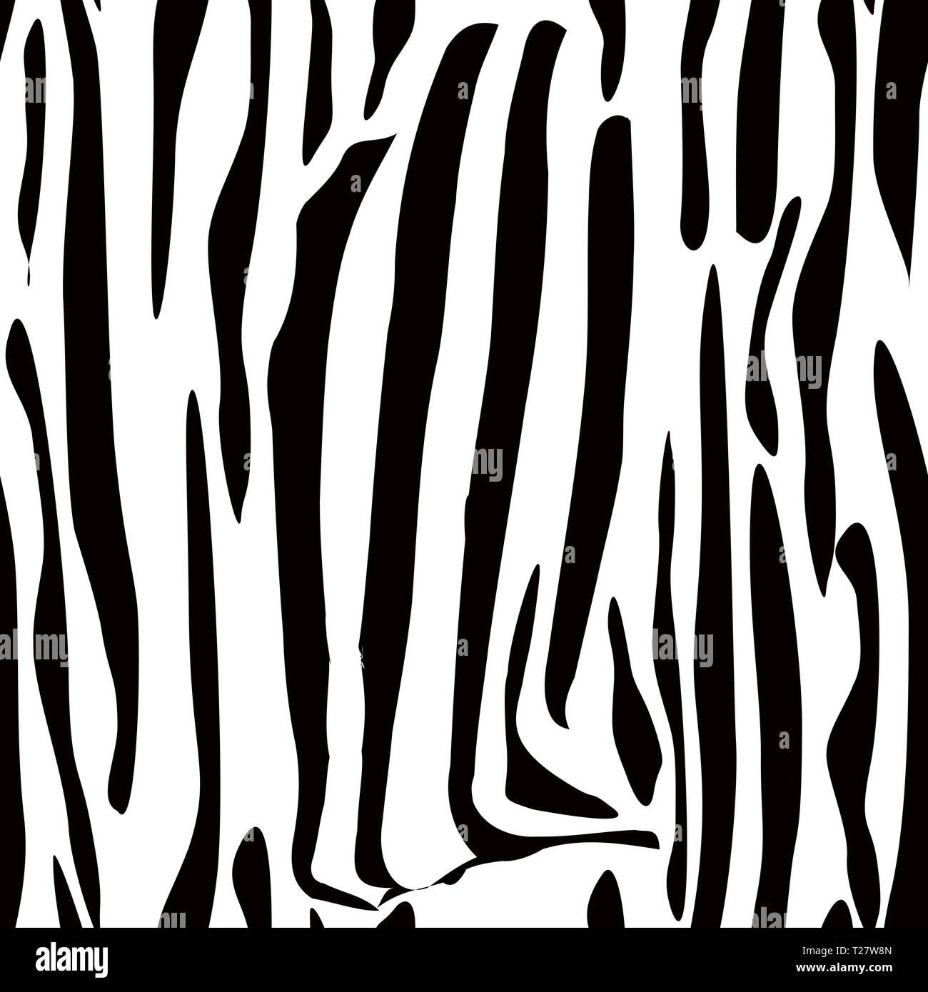 Zebra Stripes Seamless Pattern. Zebra print, animal skin, tiger stripes ...
