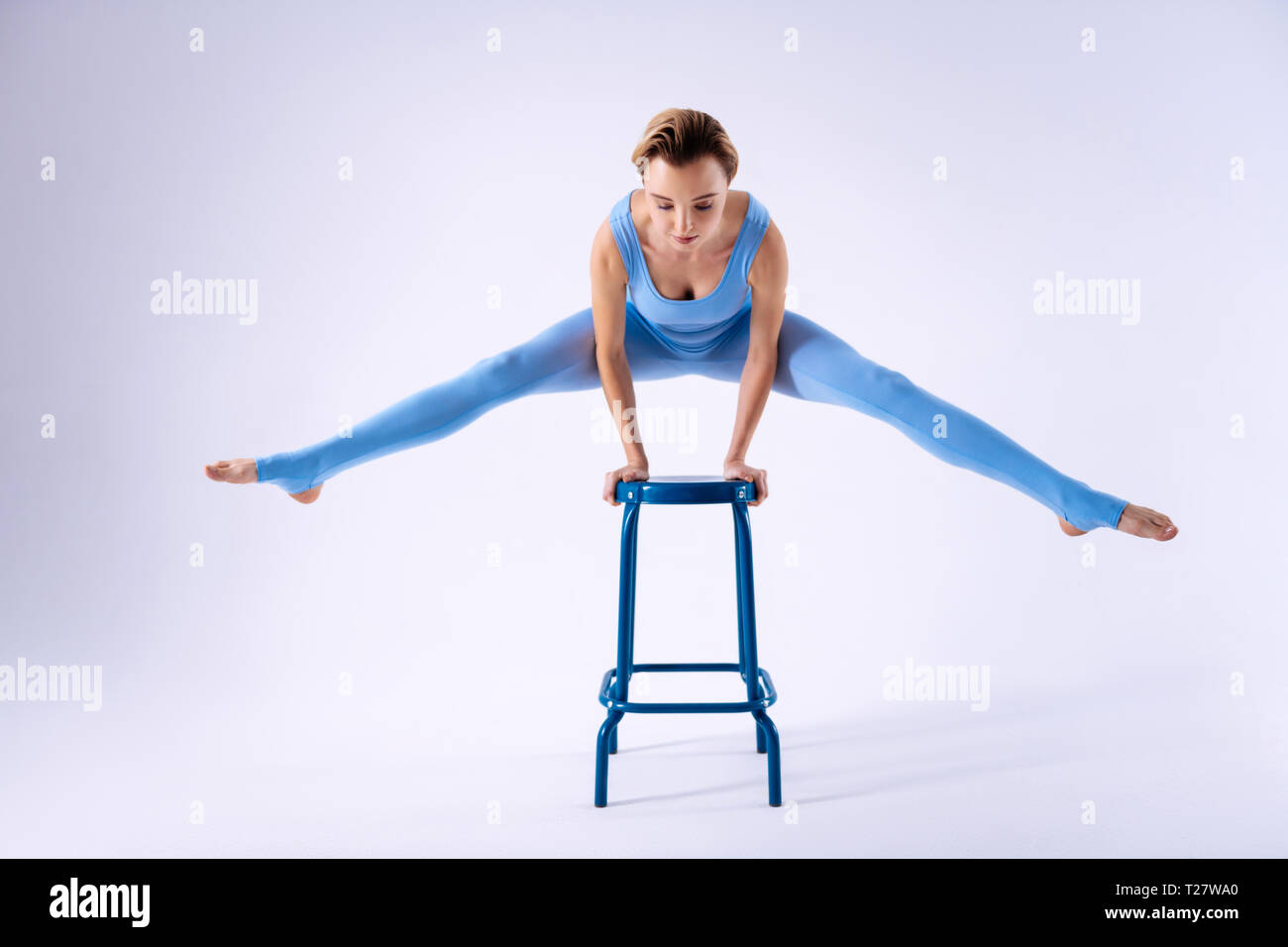Woman doing full split in hi-res stock photography and images - Alamy