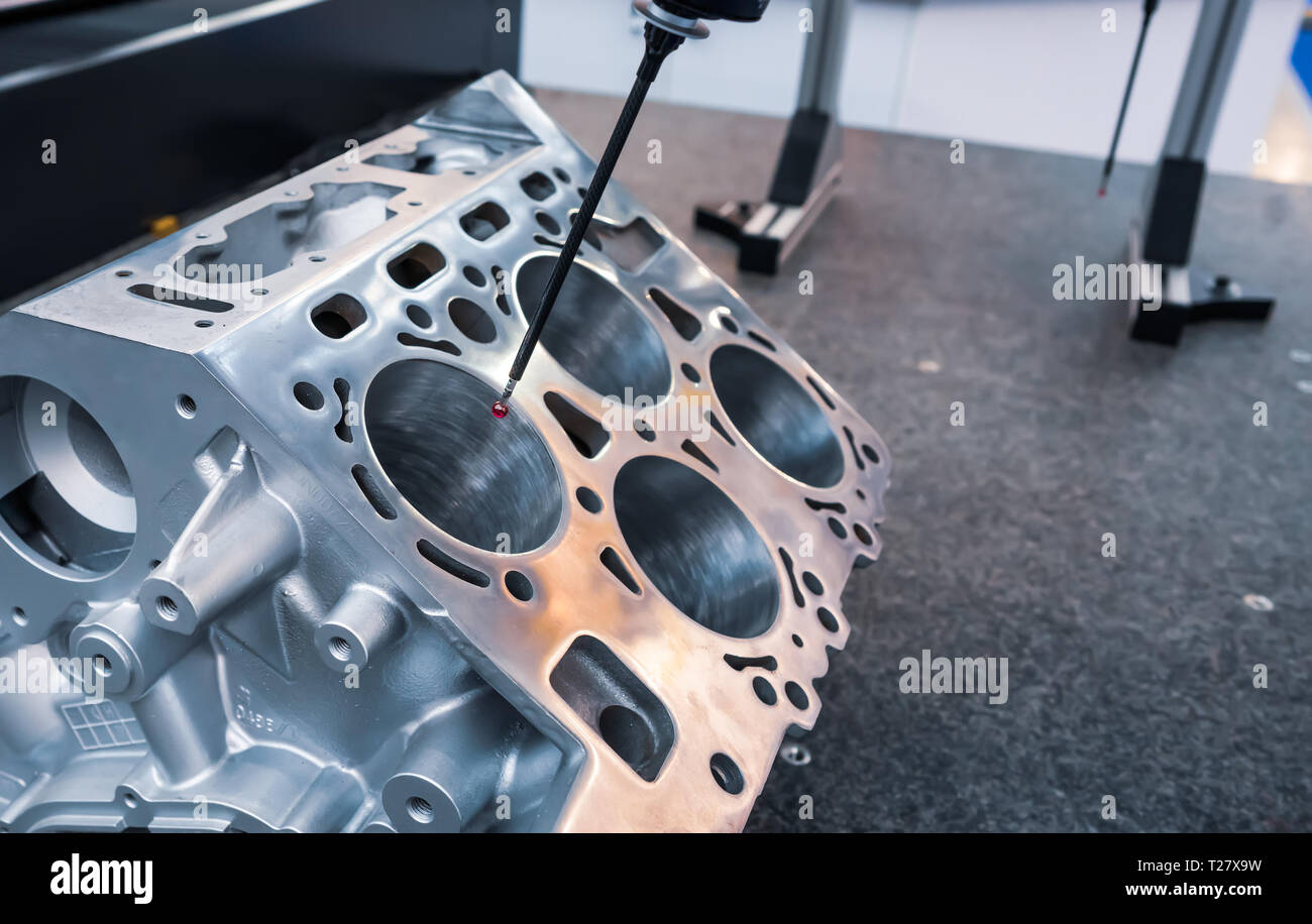 Quality control measurement probe. Metalworking CNC milling machine ...