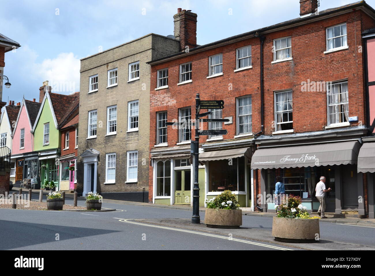 Shopping centre woodbridge suffolk uk hi-res stock photography and ...