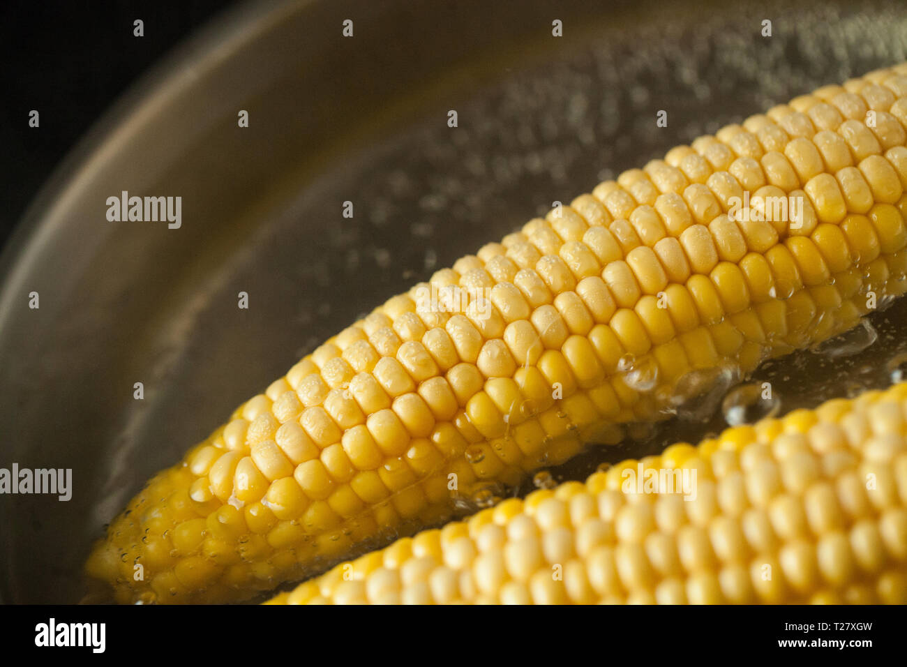 Authentic organic food. Corn Italian delishes in water Stock Photo - Alamy