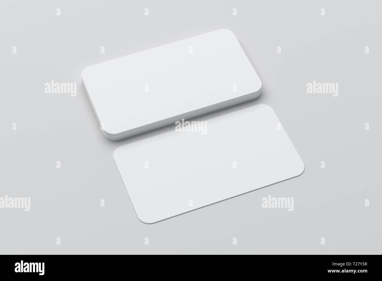 Business card round corner mockup hi-res stock photography and images ...