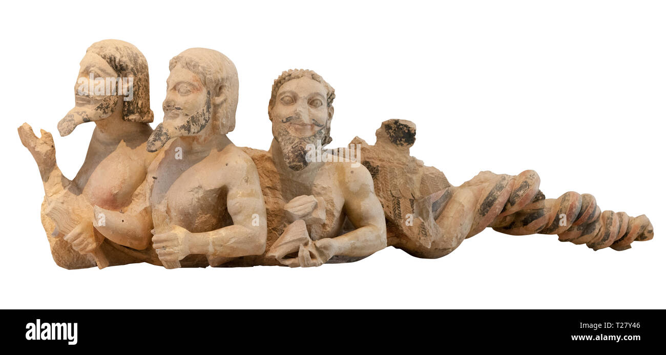 Tritopator of fronton of Hecatompedon - ancient temple of Acropolis of ...