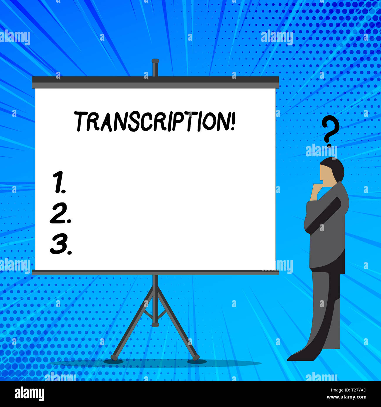 Word writing text Transcription. Business photo showcasing Written or ...