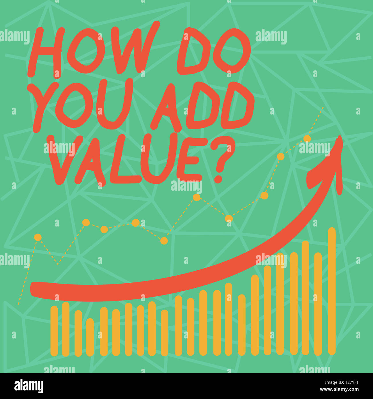 Writing note showing How Do You Add Value Question. Business concept ...