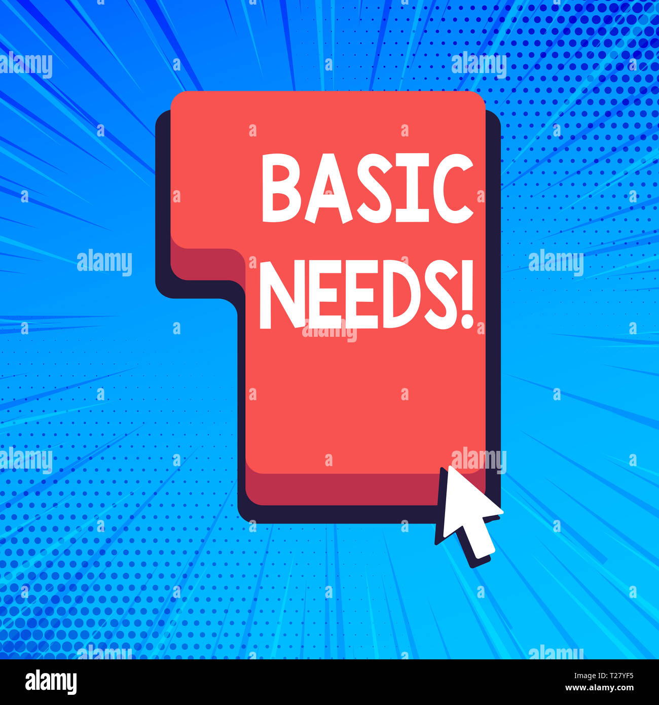 Writing note showing Basic Needs. Business concept for measurement of ...