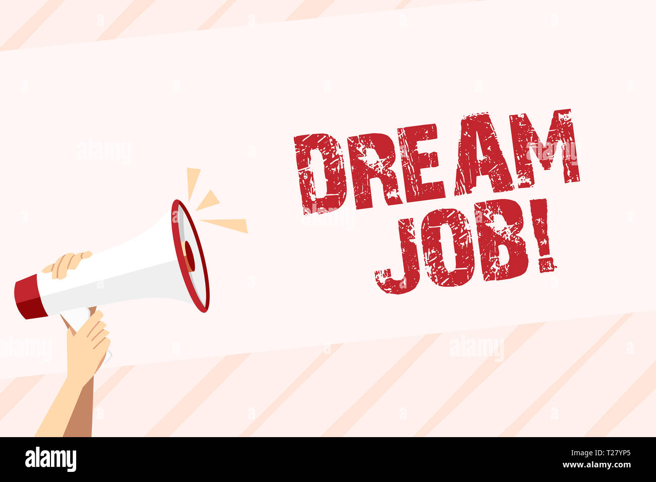 Conceptual hand writing showing Dream Job. Concept meaning involves ...