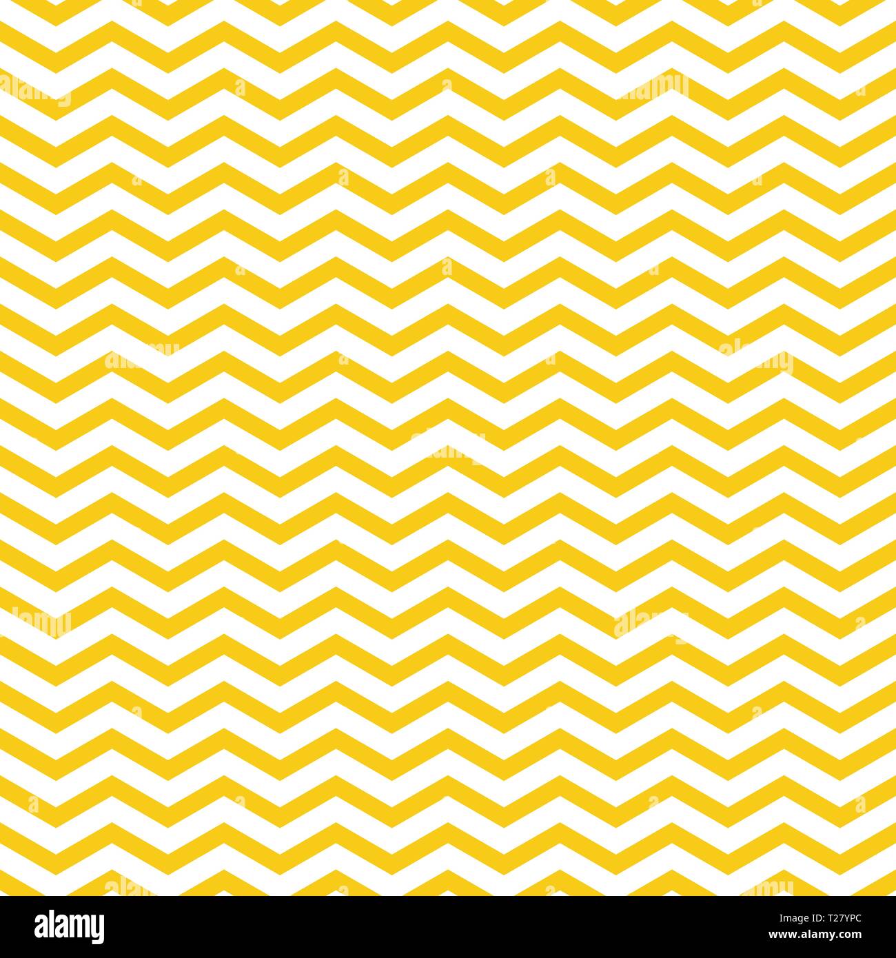yellow zigzag pattern, seamless vector background. Abstract texture ...