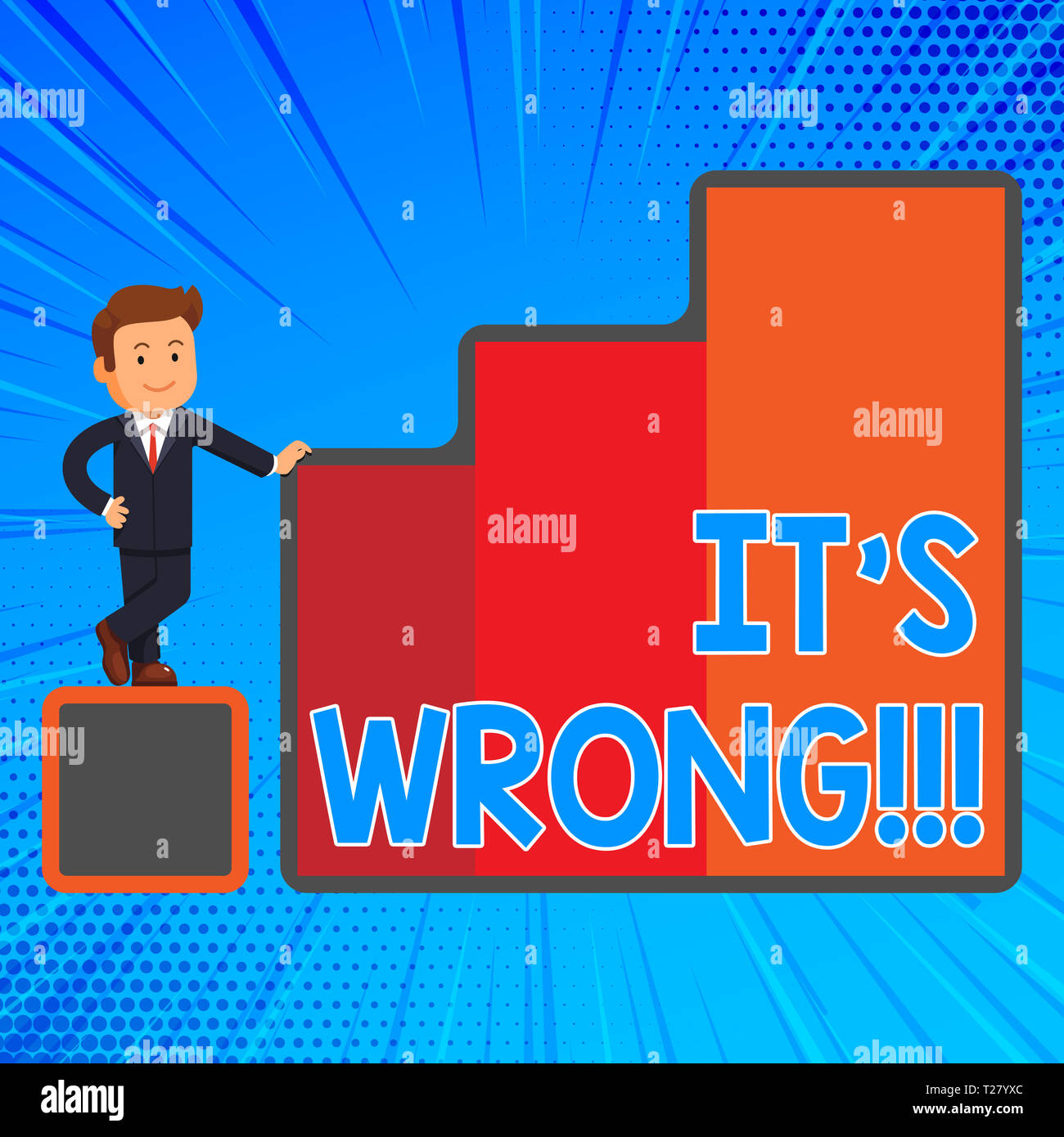 Handwriting text writing It S Wrong. Conceptual photo have made mistake ...