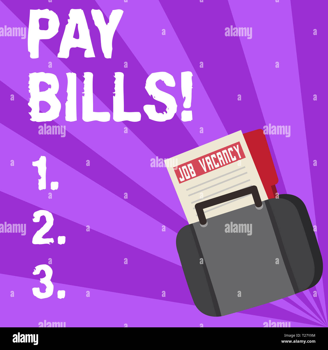 Handwriting text writing Pay Bills. Conceptual photo list of expenses ...