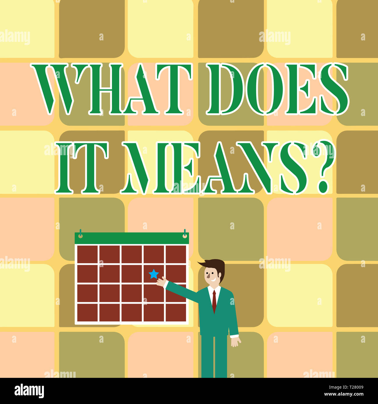 Text sign showing What Does It Means Question. Business photo ...