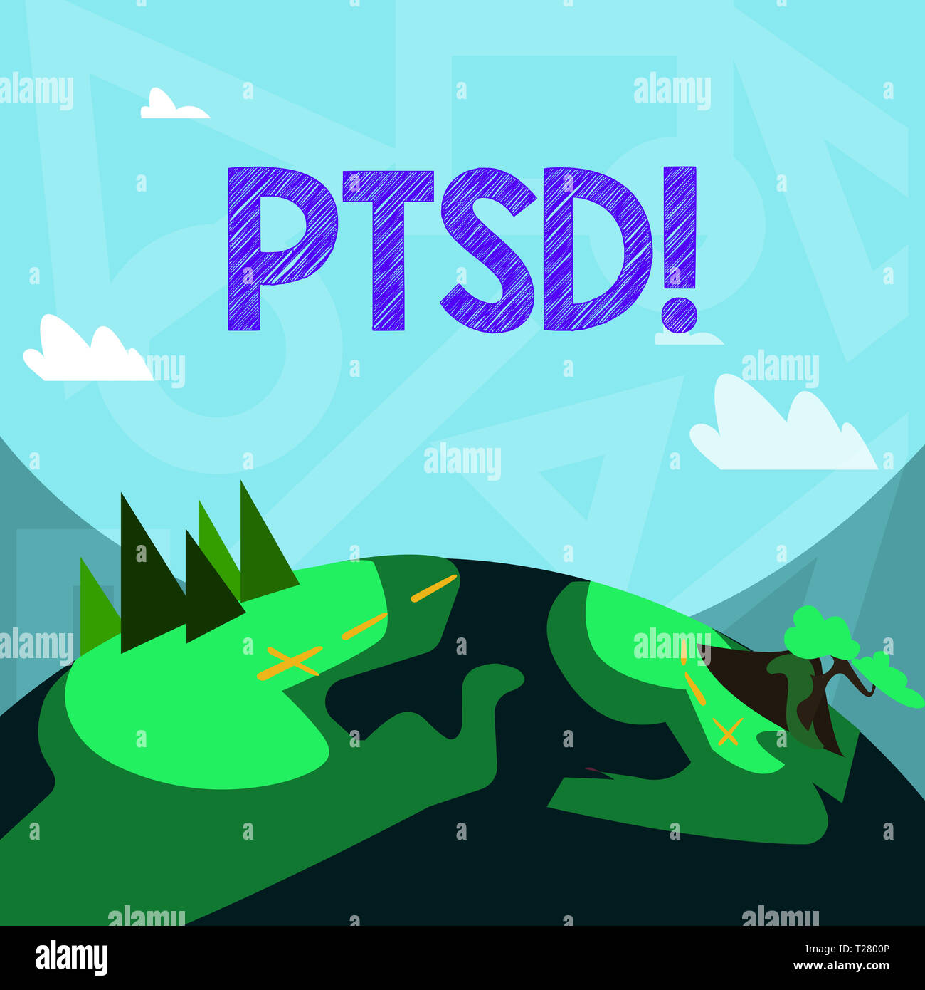 Handwriting text writing Ptsd. Conceptual photo Post Traumatic Stress ...