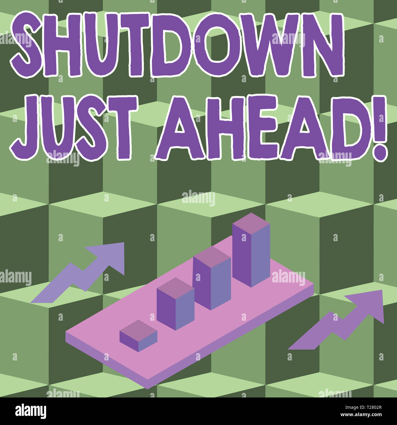 Conceptual hand writing showing Shutdown Just Ahead. Concept meaning ...