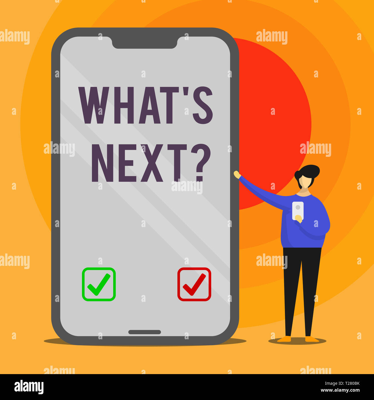 Word writing text What S Next Question. Business photo showcasing ...