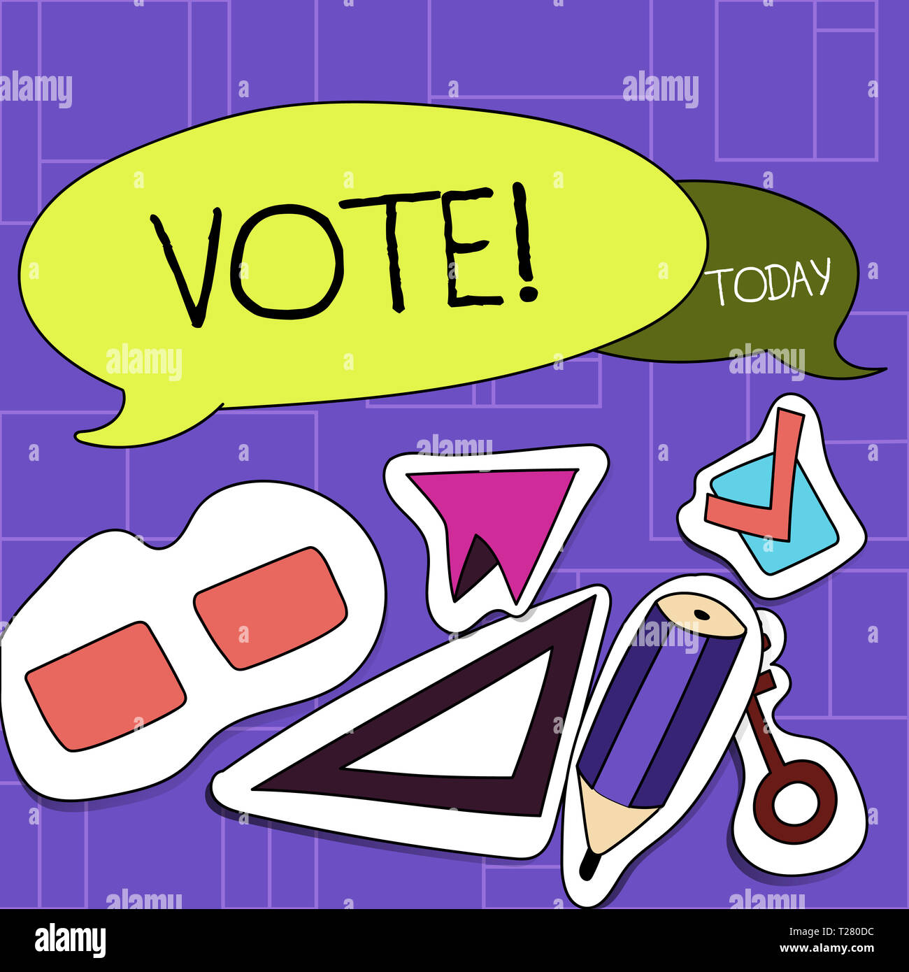 Political poll text on balloon hi-res stock photography and images - Alamy