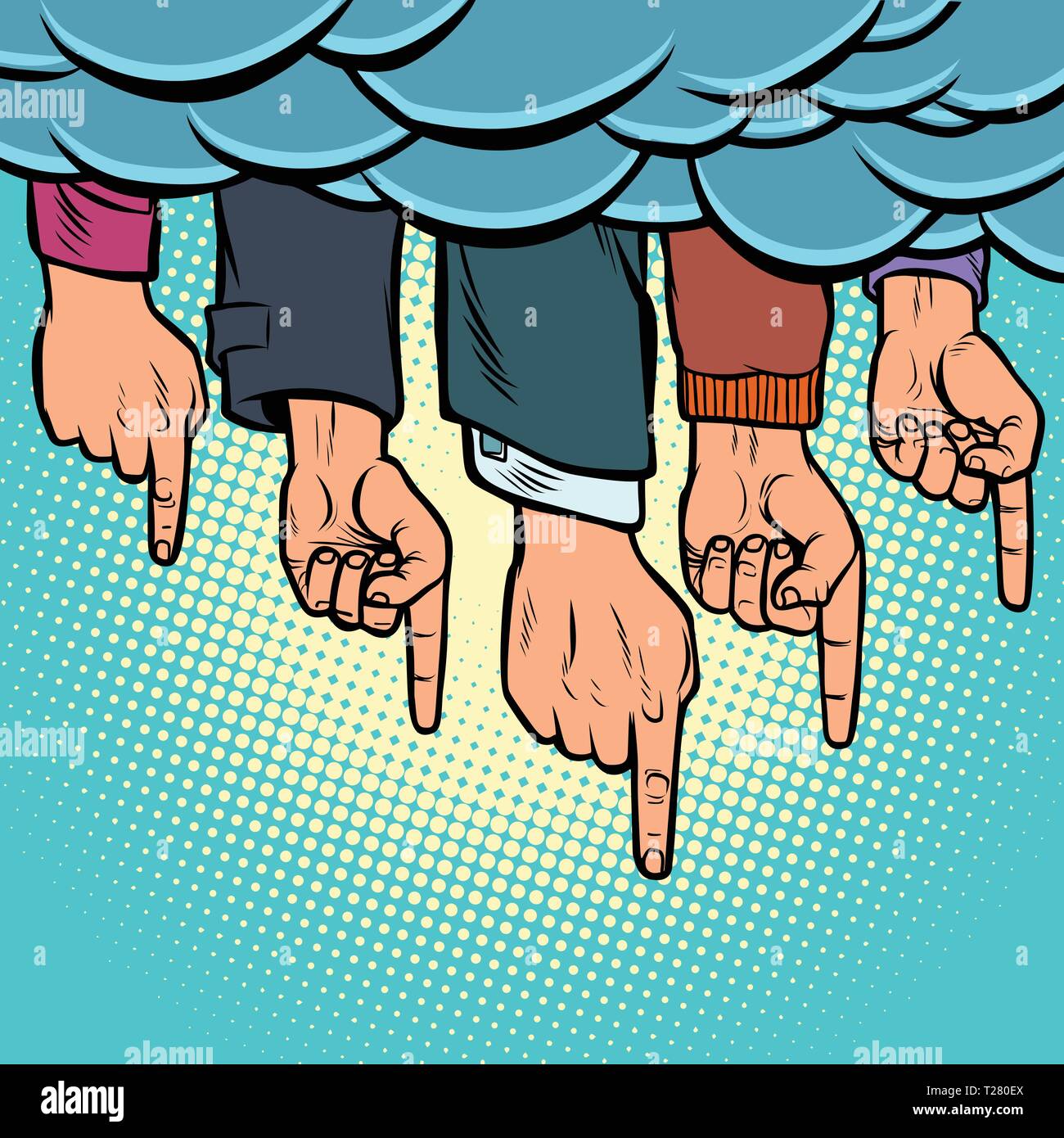 Finger pointing icon graphic hi-res stock photography and images - Alamy