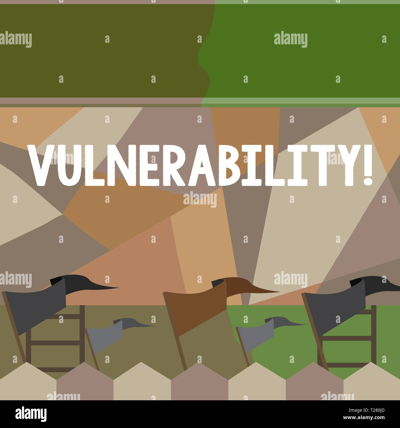 Writing Note Showing Vulnerability Business Concept For Information