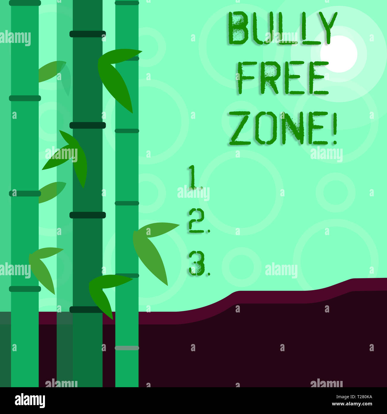 Conceptual hand writing showing Bully Free Zone. Concept meaning ...