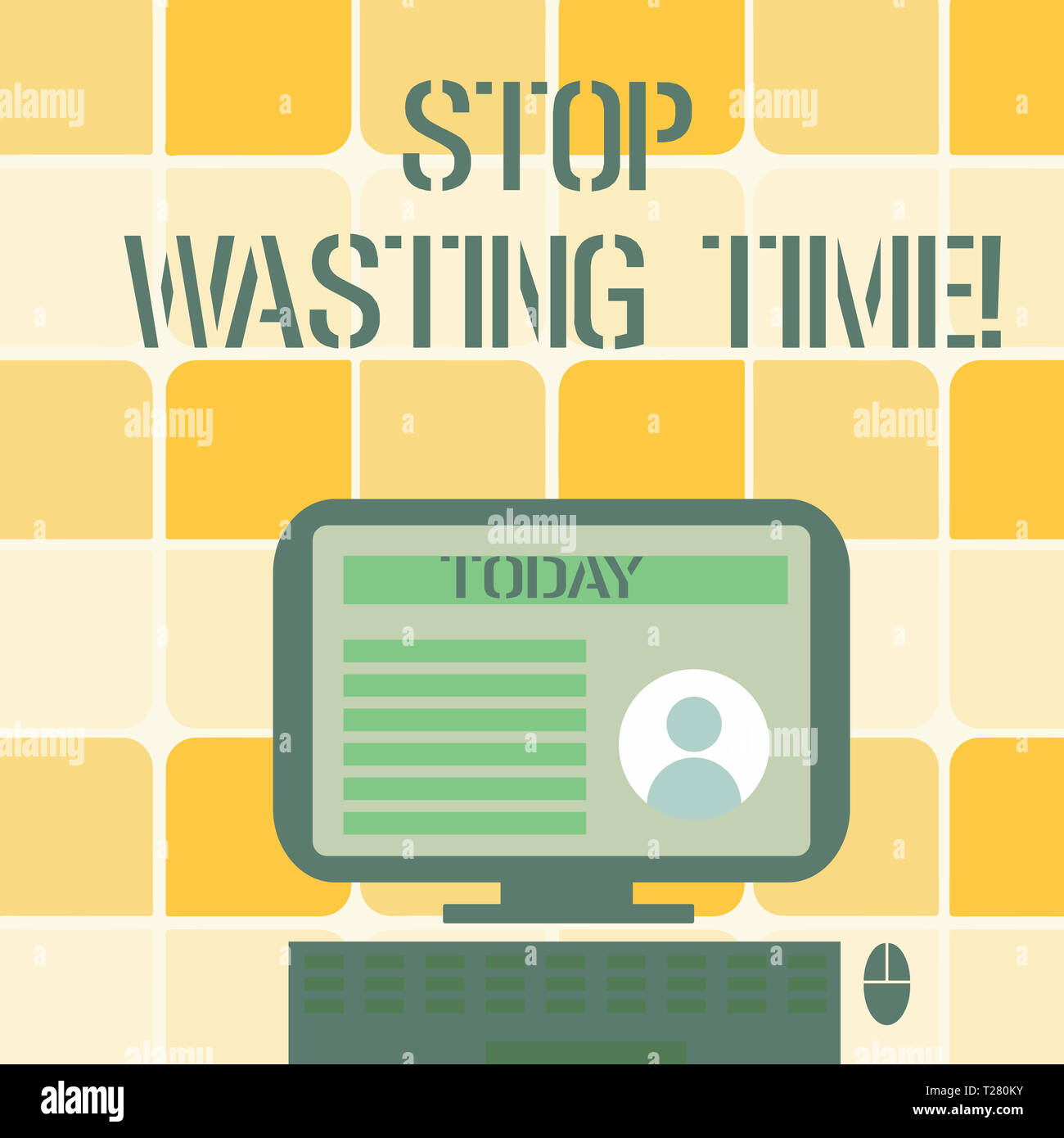 Conceptual hand writing showing Stop Wasting Time. Concept meaning ...