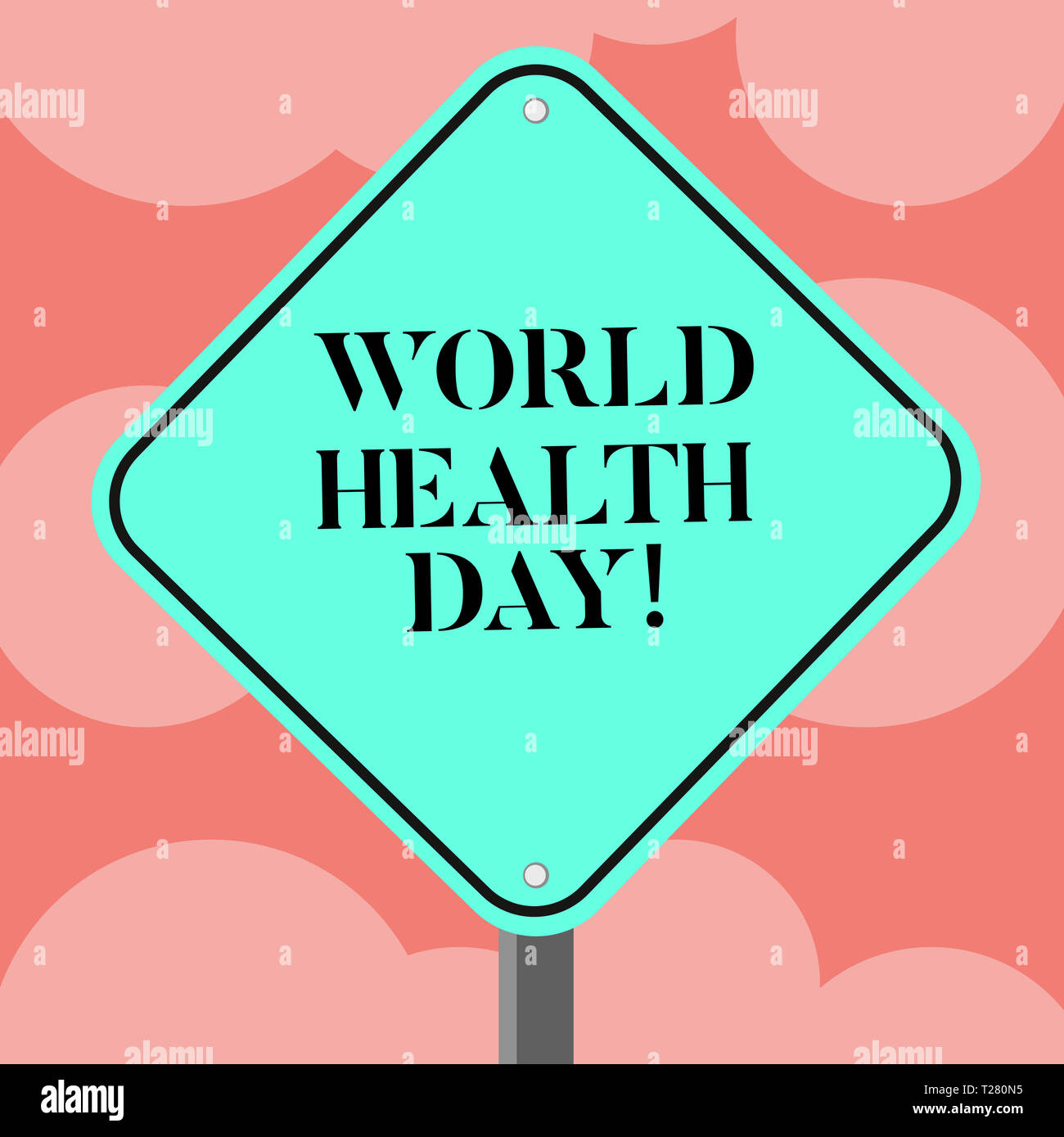 Writing note showing World Health Day. Business concept for Global ...
