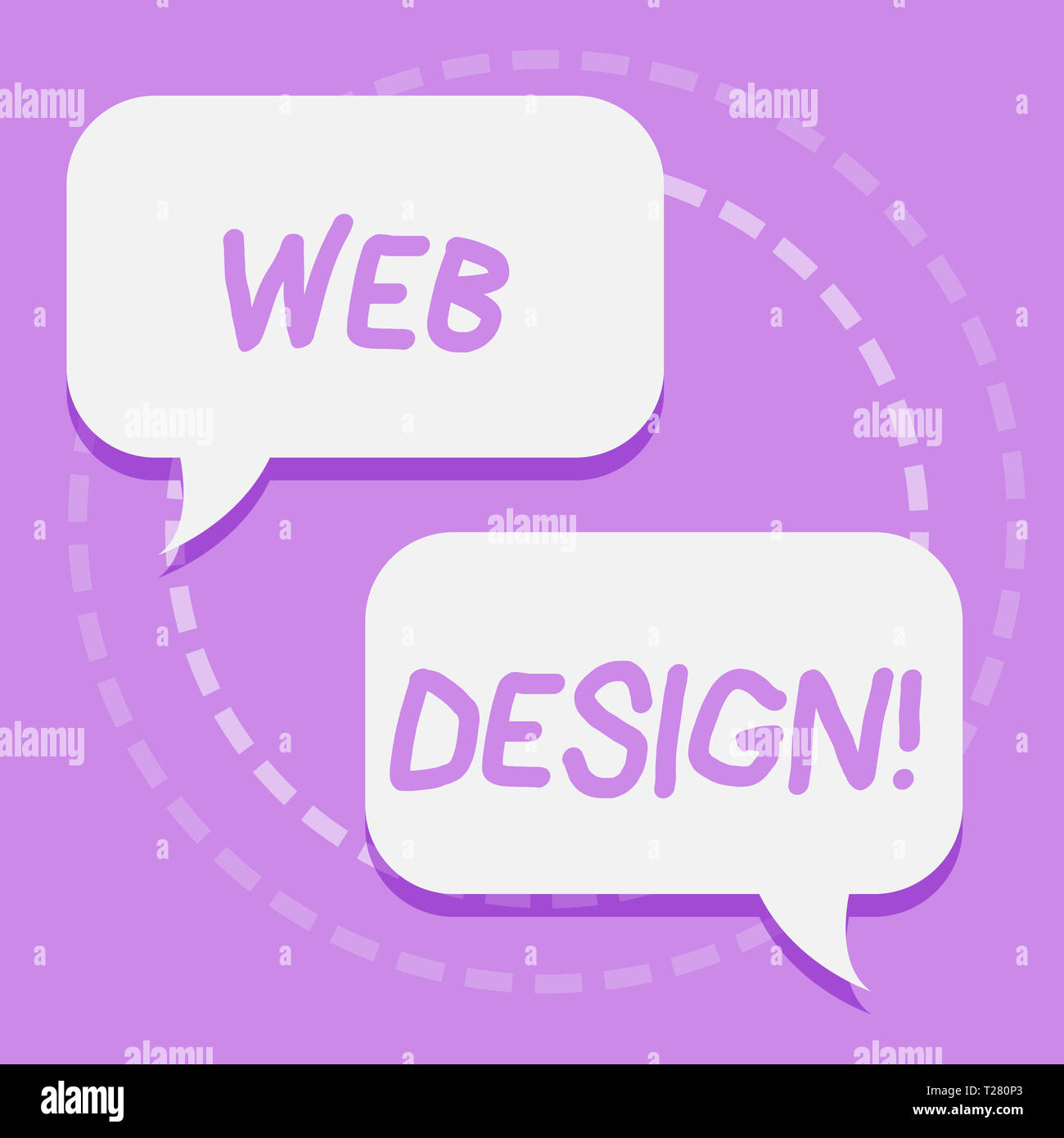 Handwriting text writing Web Design. Conceptual photo process of ...