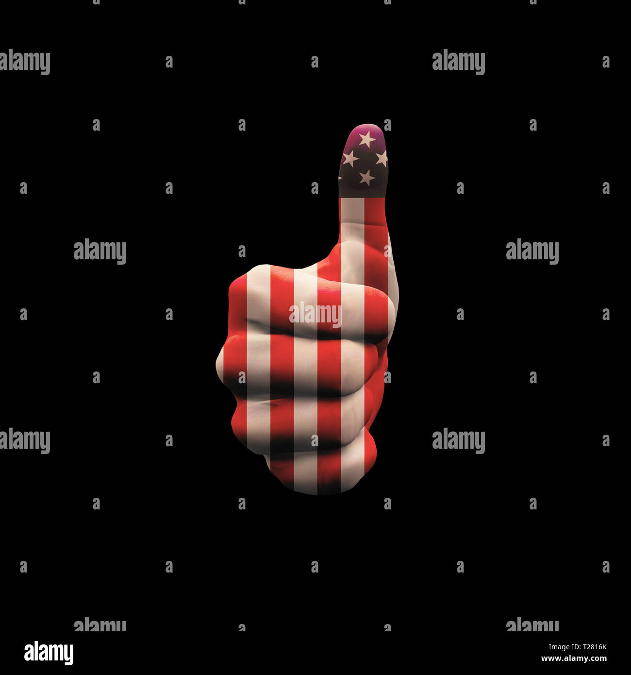 Thumbs Up USA Stock Photo - Alamy