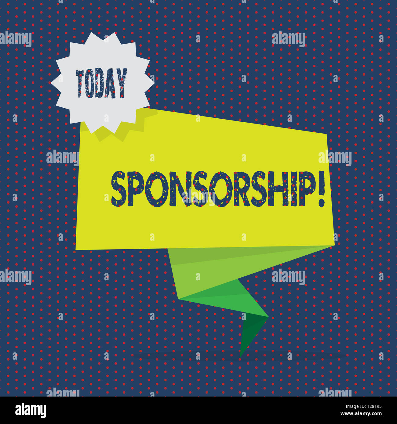 Conceptual hand writing showing Sponsorship. Concept meaning Person or ...