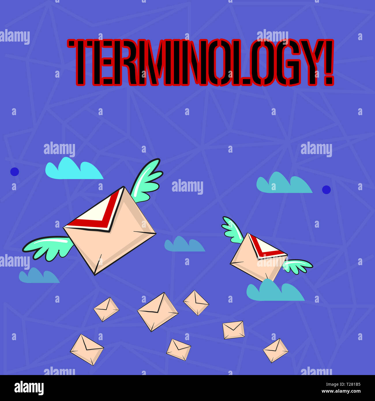 Writing note showing Terminology. Business concept for Collection of ...