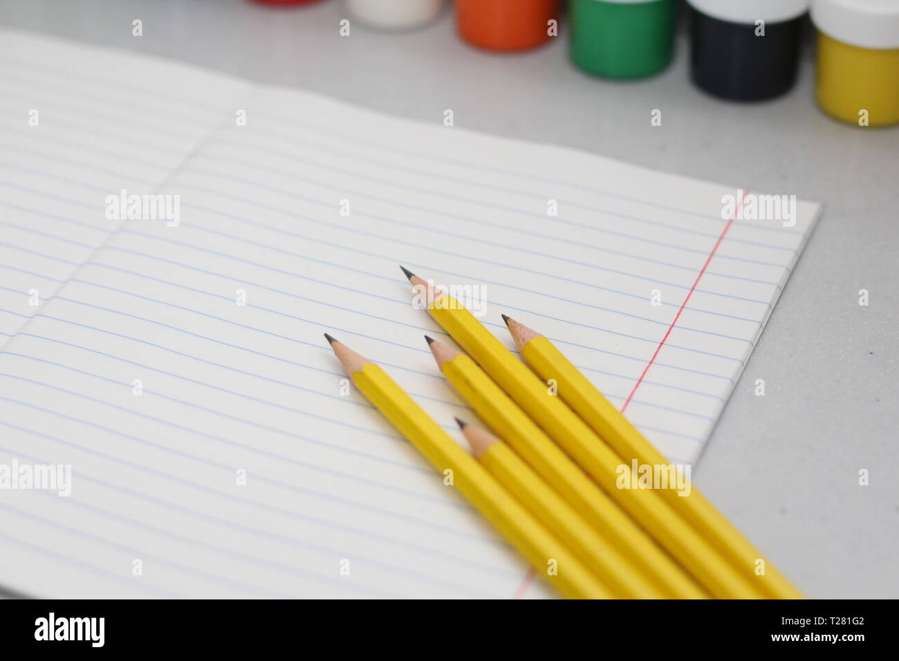 Simple pencils for office workers. Pencils for drawing. Pencils are ...