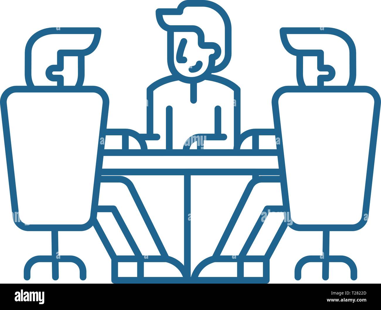 Board of directors meeting table Stock Vector Images - Alamy