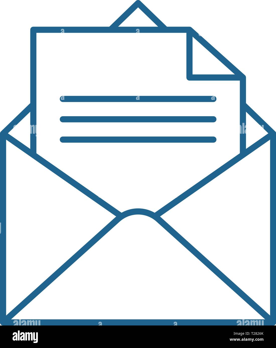 Business reporting line icon concept. Business reporting flat vector ...