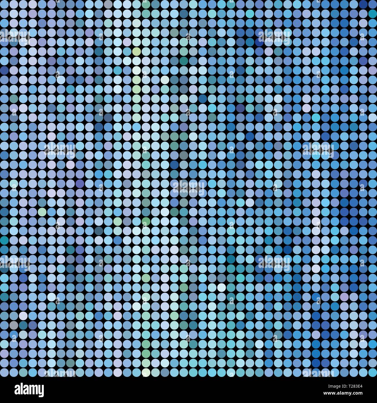 abstract vector colored round dots background - blue Stock Vector Image ...